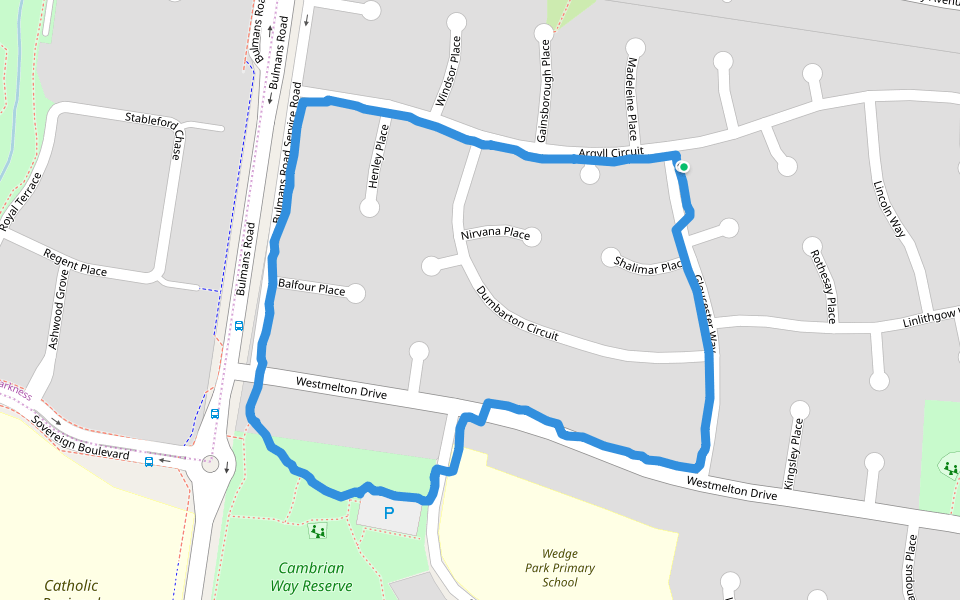 Cambrian Way Reserve in Victoria | Walking Map