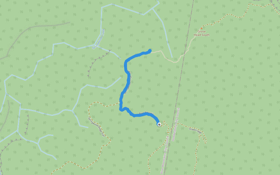 Blue Mountains National Park-Springwood Ridge Trail in New South Wales ...