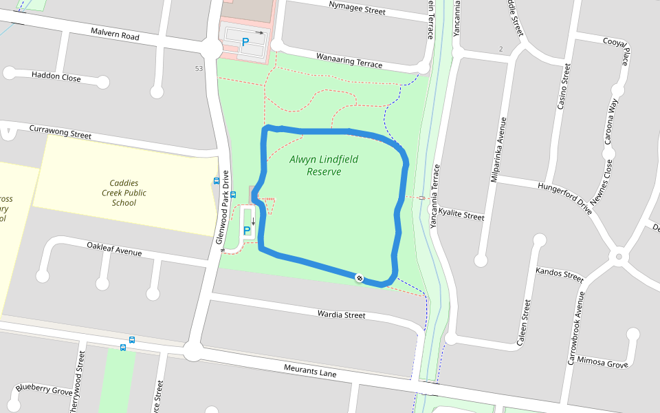 Alwyn Lindfield Reserve in New South Wales | Walking Map