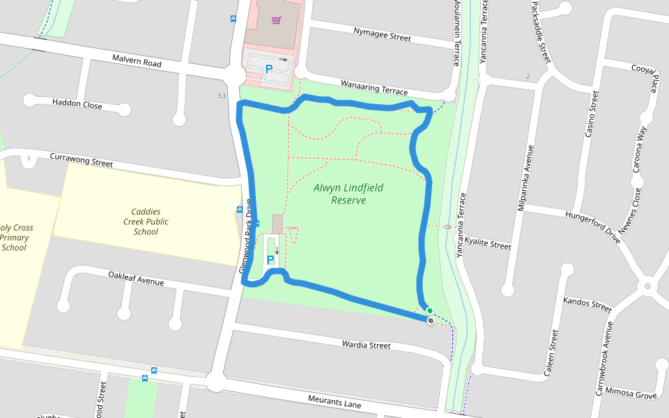 Alwyn Lindfield Reserve in New South Wales | Walking Map