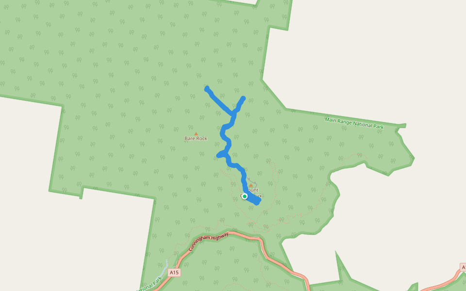 Main Range National Park in Queensland | Walking Map