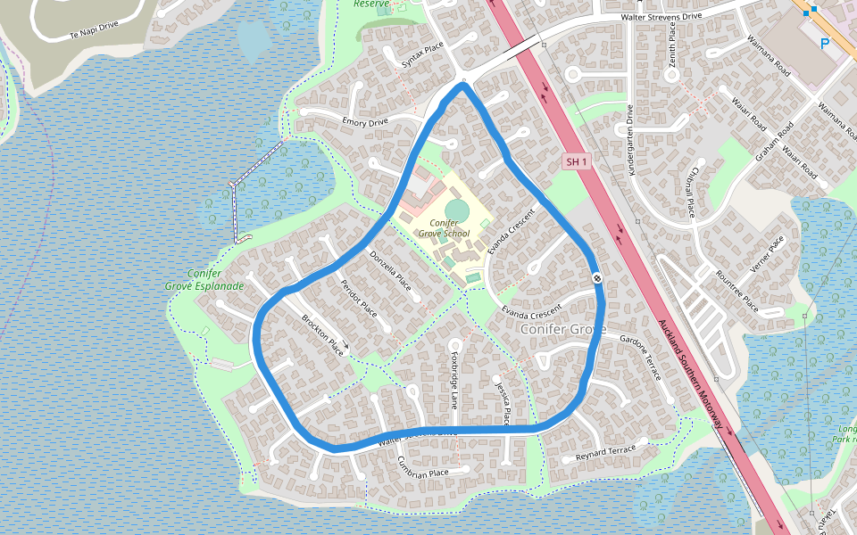 Conifer Grove Esplanade Walking And Running Trail - Takanini, Auckland ...