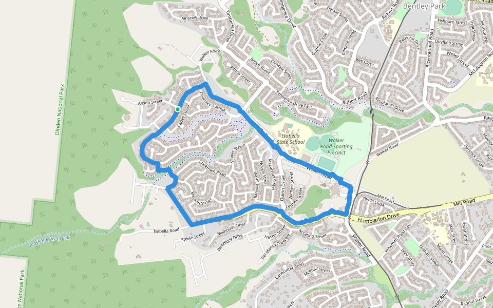 Walker Road Sporting Precinct in Queensland | Walking Map