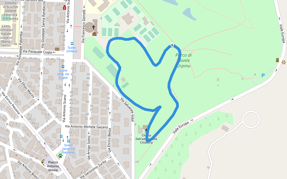 Monte Urpinu park Walking and Running - Cagliari, Metropolitan City of ...