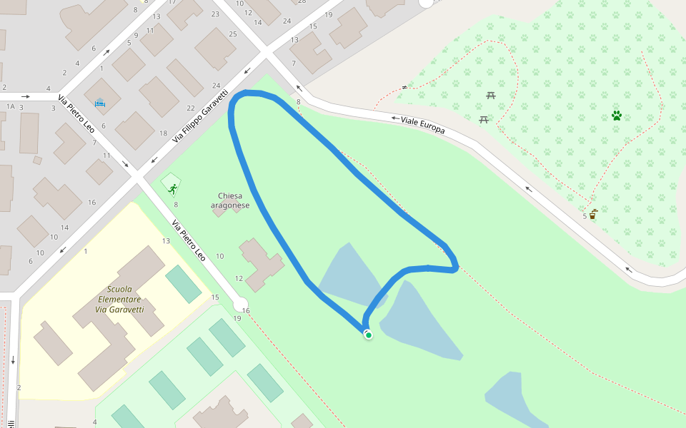 Monte Urpinu park in Sardegna | Walking Map