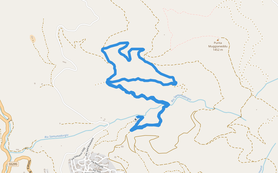 Tonara Ruta de senderismo - Nuoro, Italia | Pacer