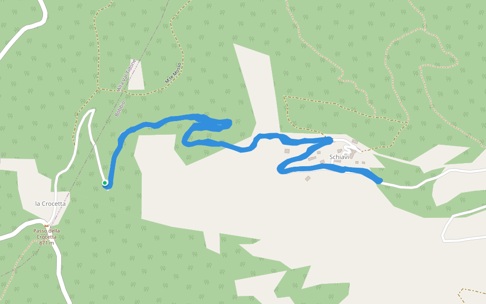M.te Mosso Ruta de senderismo - Bobbio, Plasencia, Italia | Pacer