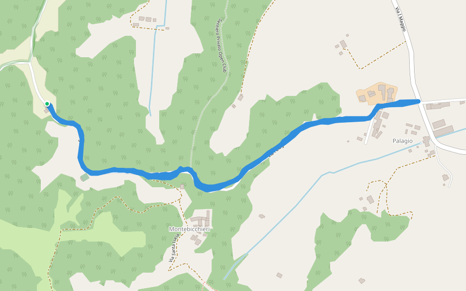 Via Palagio Hiking Trail - San Miniato, Province of Pisa, Italy | Pacer