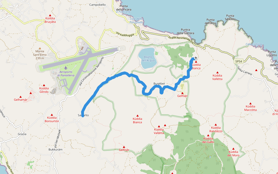 Via Cafaro Hiking Trail - Pantelleria, Trapani, Italy | Pacer