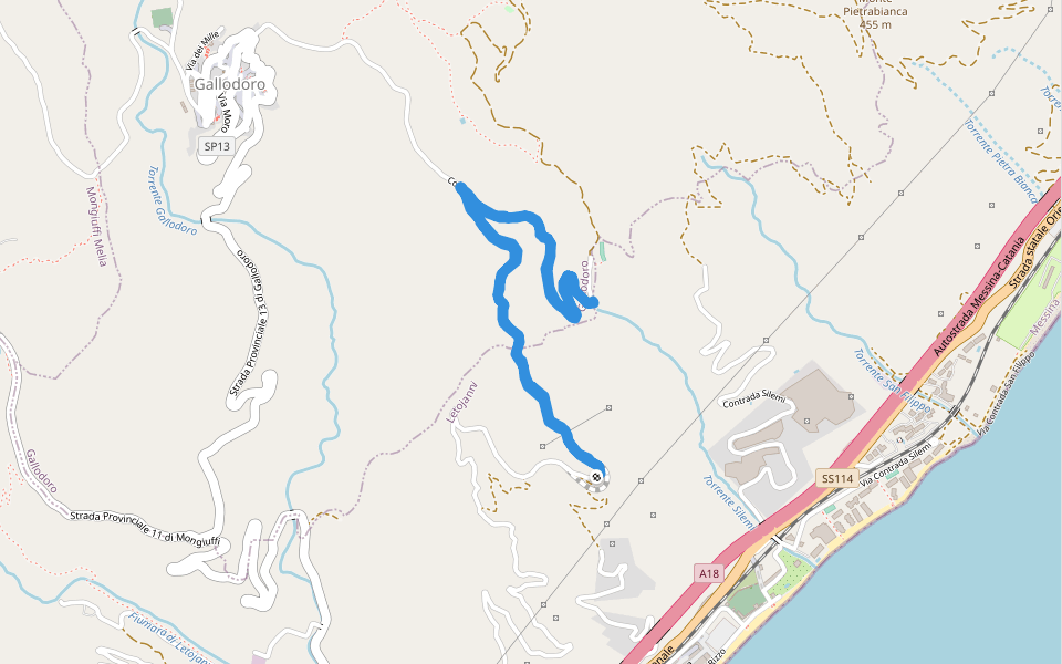 Contrada Mitta Hiking Trail - Letojanni, Province of Messina, Italy | Pacer