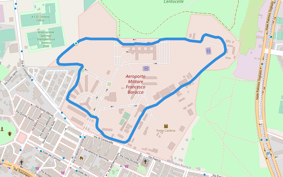 Centocelle Park Walking and Running - Rome, Lazio | Pacer