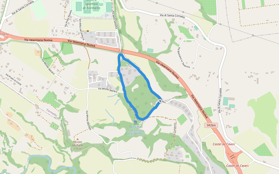 Veio regional park | Walking Map