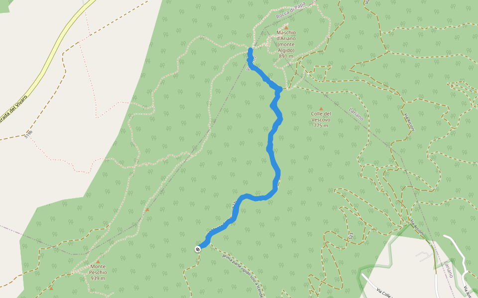 Via Monte Artemisio (523) Hiking Trail - Velletri, Rome, Italy | Pacer