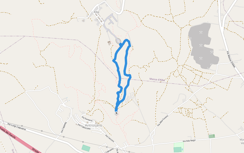 Amphitheater Hiking Trail - Avezzano, Province of L'Aquila, Italy | Pacer