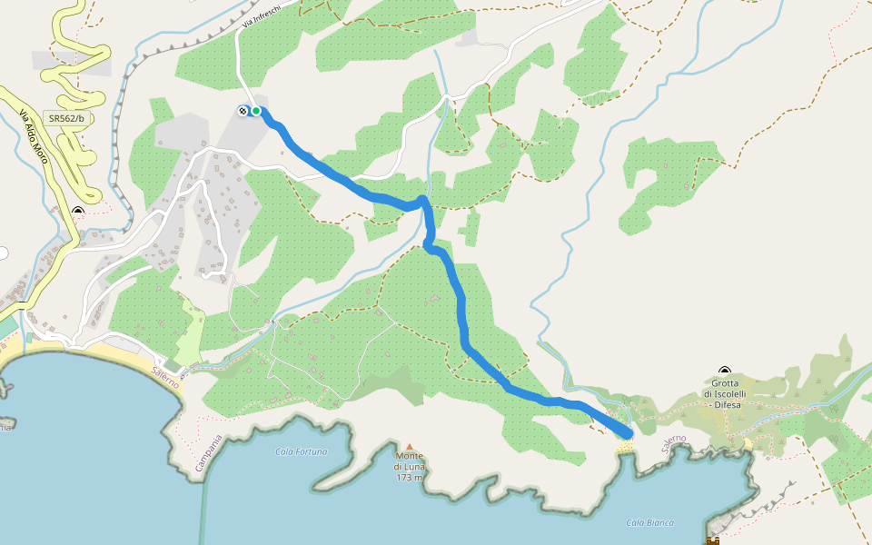 Path to the Pozzallo beach Hiking Trail - Camerota, Salerno, Italy | Pacer