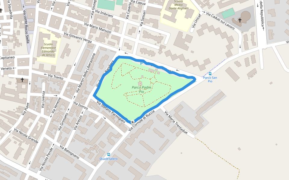 Padre Pio Park Walking and Running - Modugno, Metropolitan City of Bari ...