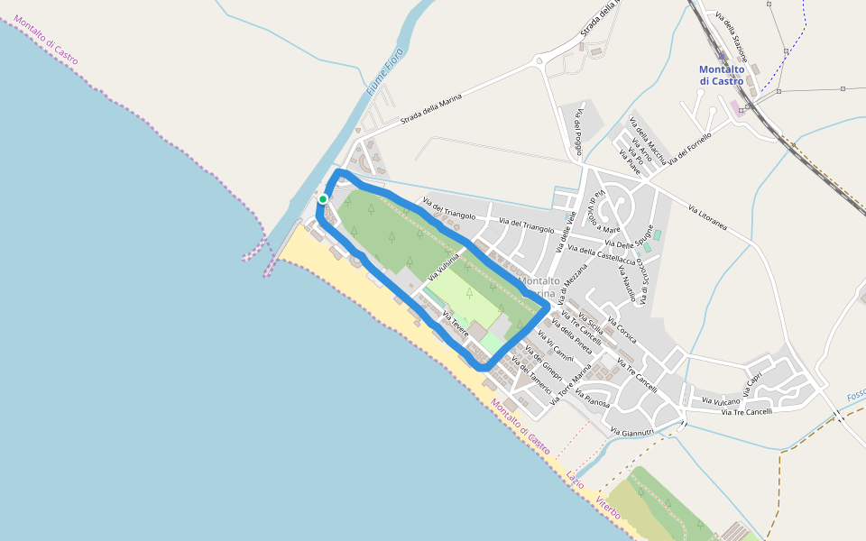 Pine forest Walking And Running Trail - Montalto di Castro, Viterbo ...