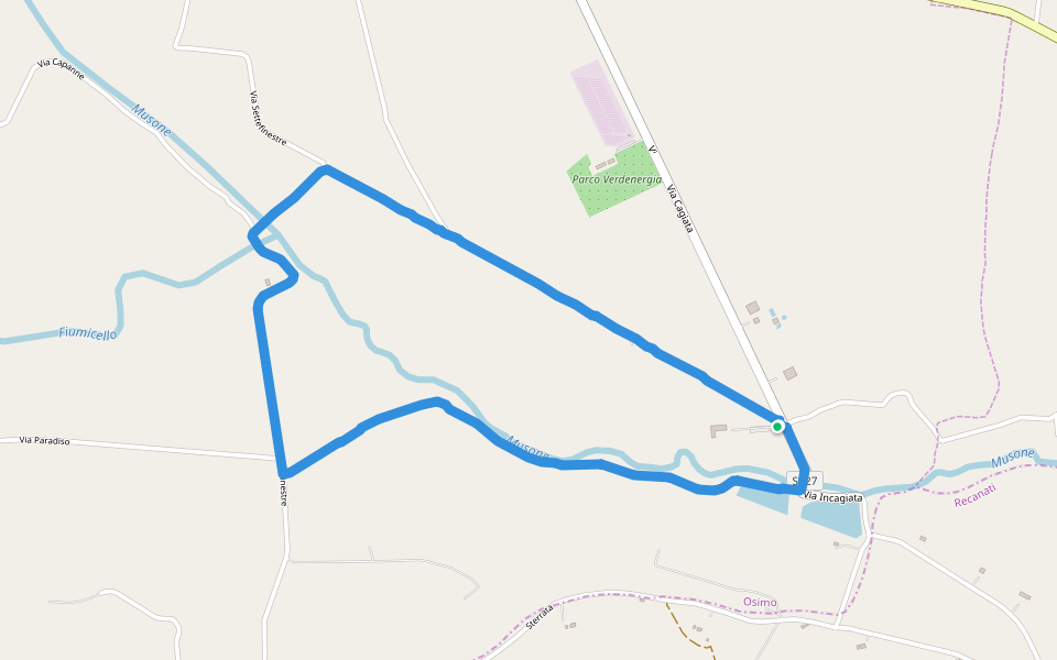 심술 궂은 구두쇠 걷기 및 달리기 트레일 - Osimo, 안코나 현, 이탈리아 | Pacer