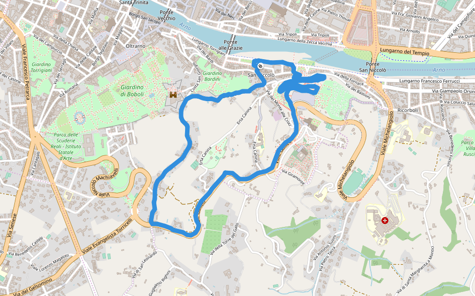 Bardini garden Walking And Running Trail - Florence, Province of ...