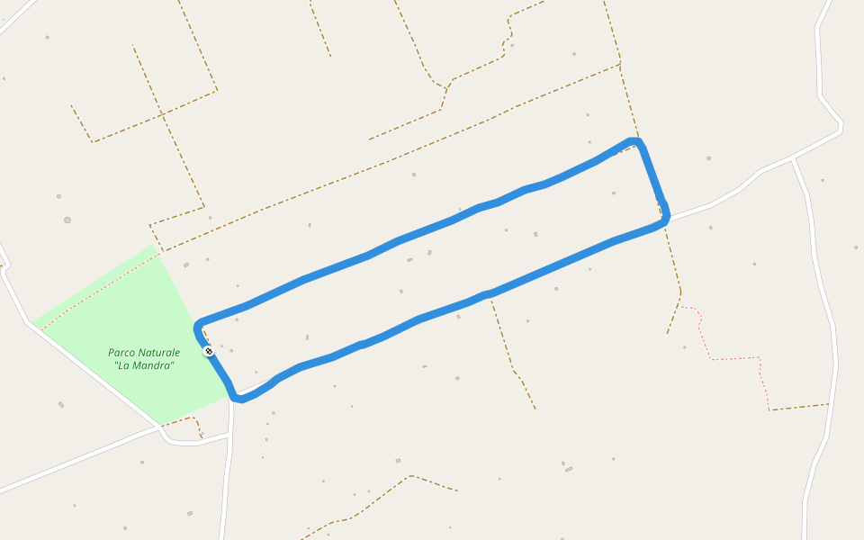 "La Mandra" Natural Park | Walking Map