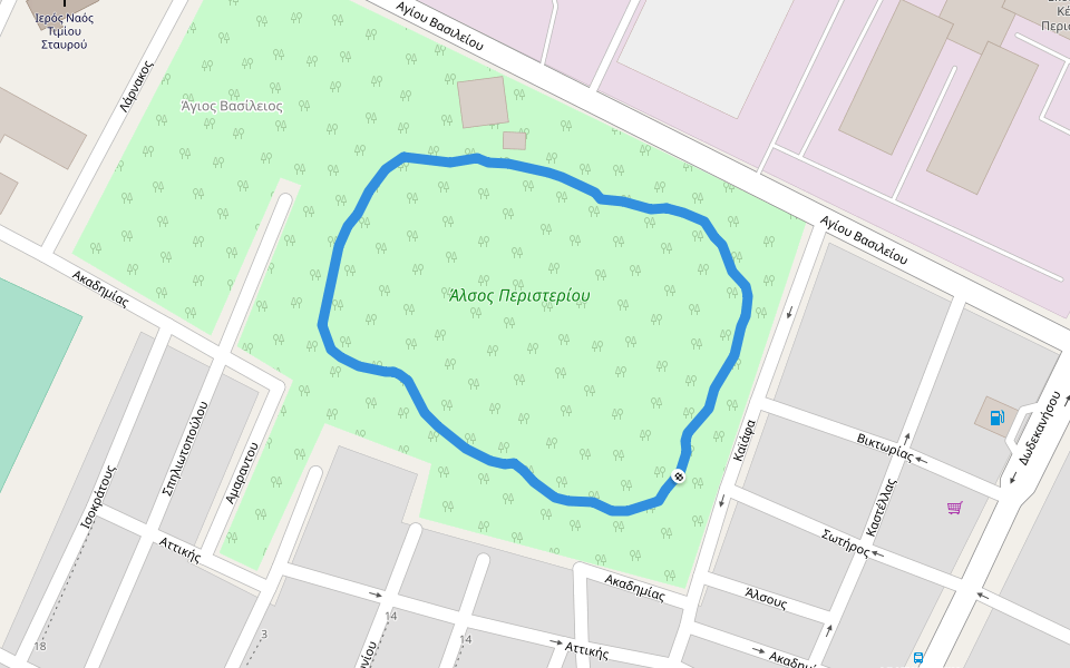 Peristeri grove Walking And Running Trail - Attica Region, Greece | Pacer