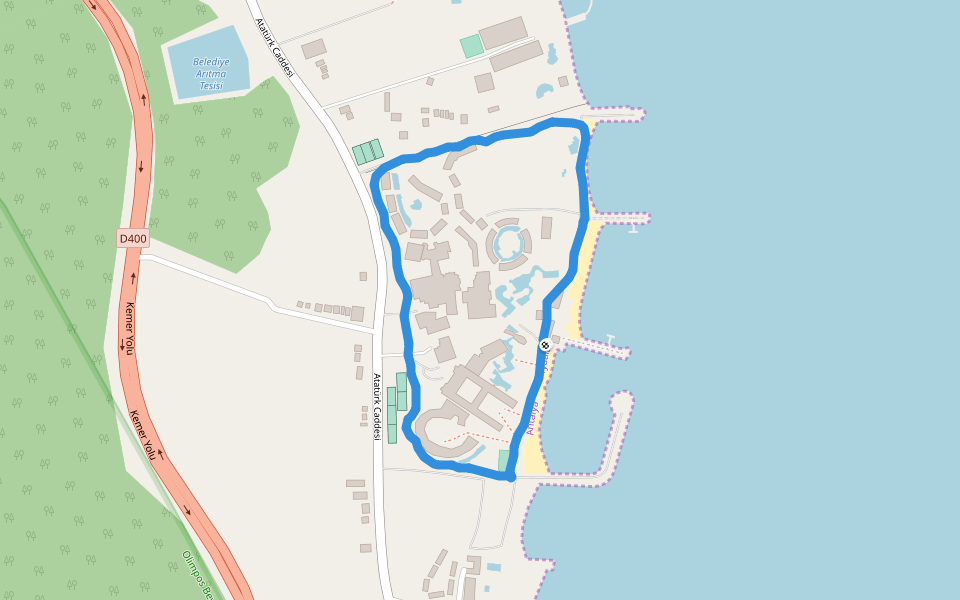 Rixos Sungate | Walking Map