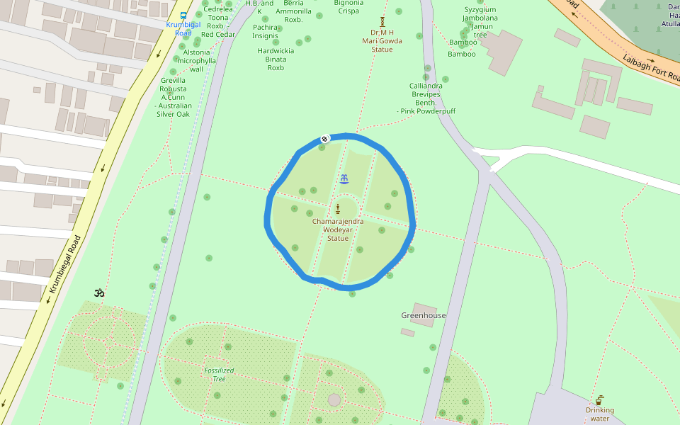 Lalbagh Botanical Gardens Walking And Running Trail - Mavalli ...