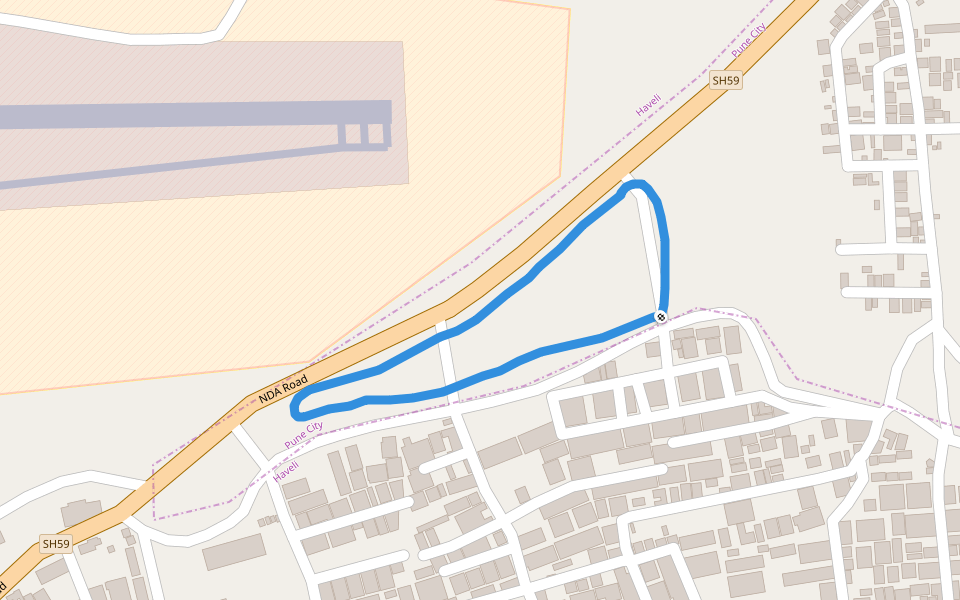 National Defence Academy Walking And Running Trail - Pune, India | Pacer