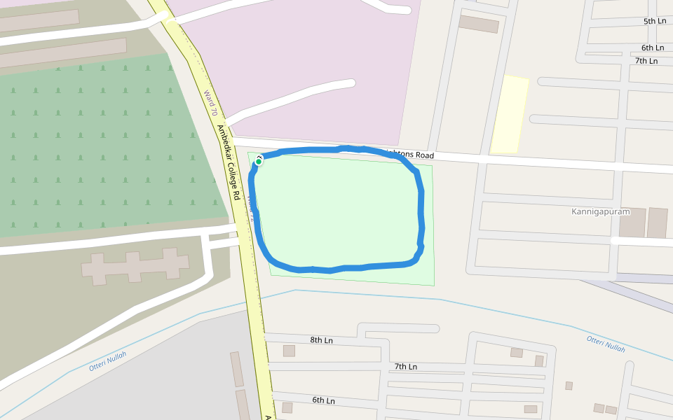 Kannigapuram Ground Walking And Running Trail - Pulianthope, Chennai ...