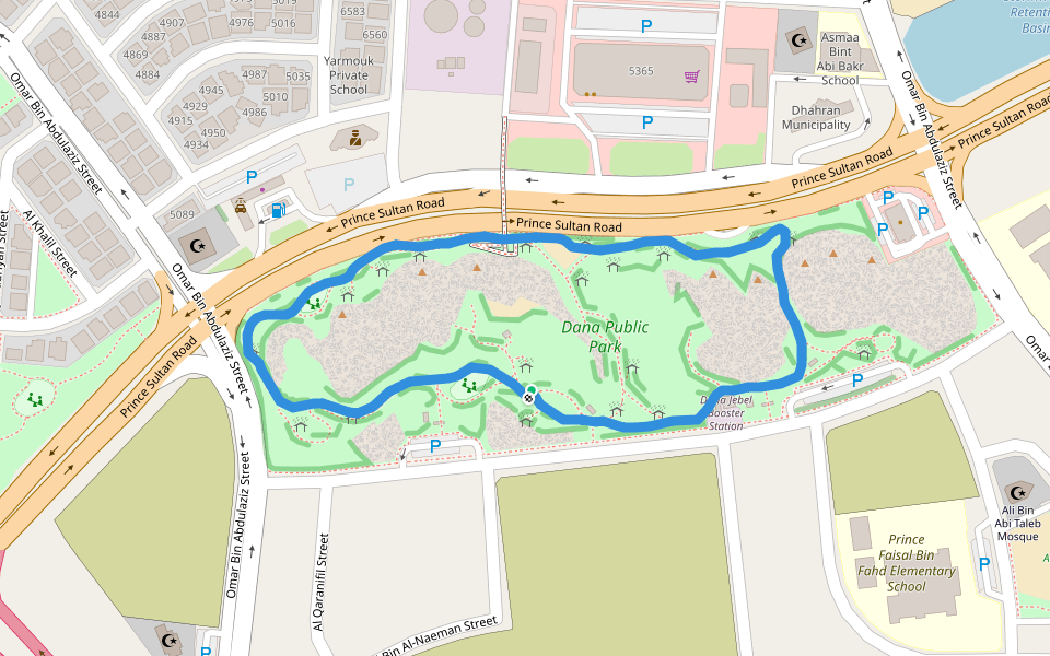 Parc public de Dana Marcher et courir - Khobar, Ach-Charqiya, Arabie ...