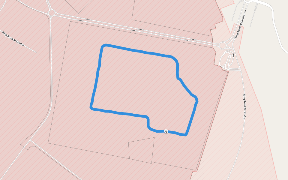 Al Dhafra Air Force Base in Abu Dhabi | Walking Map