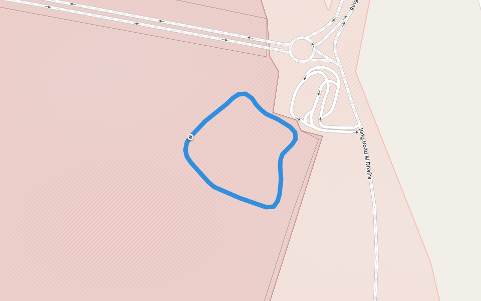 Al Dhafra Air Force Base in Abu Dhabi | Walking Map
