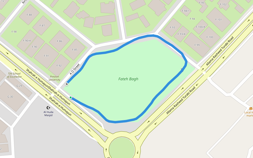 Fateh Bagh in Sindh | Walking Map