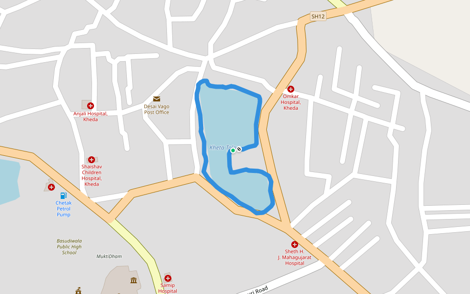 Kheta Talav in Gujarat | Walking Map