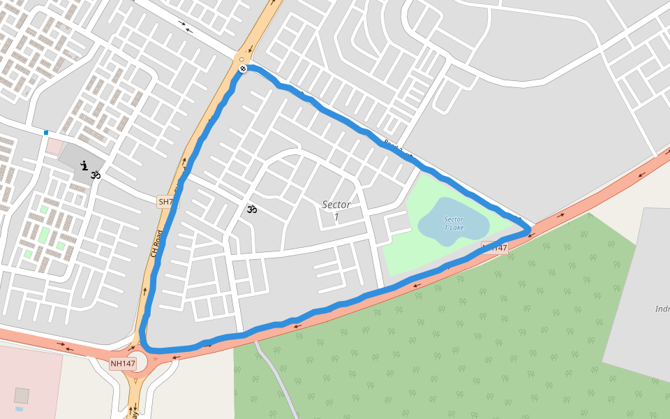 Indroda Park Walking and Running - Gandhinagar, India | Pacer