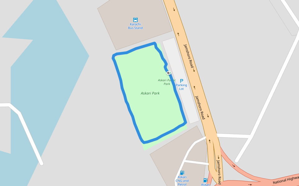 Askari Park in Sindh | Walking Map