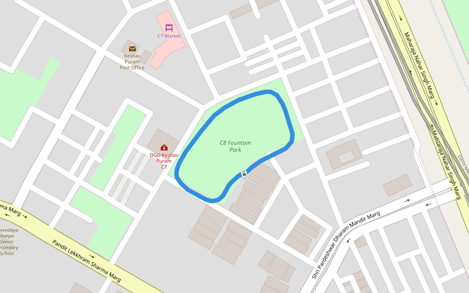 C8 Fountain Park Walking and Running - Keshav Puram, New Delhi, India ...