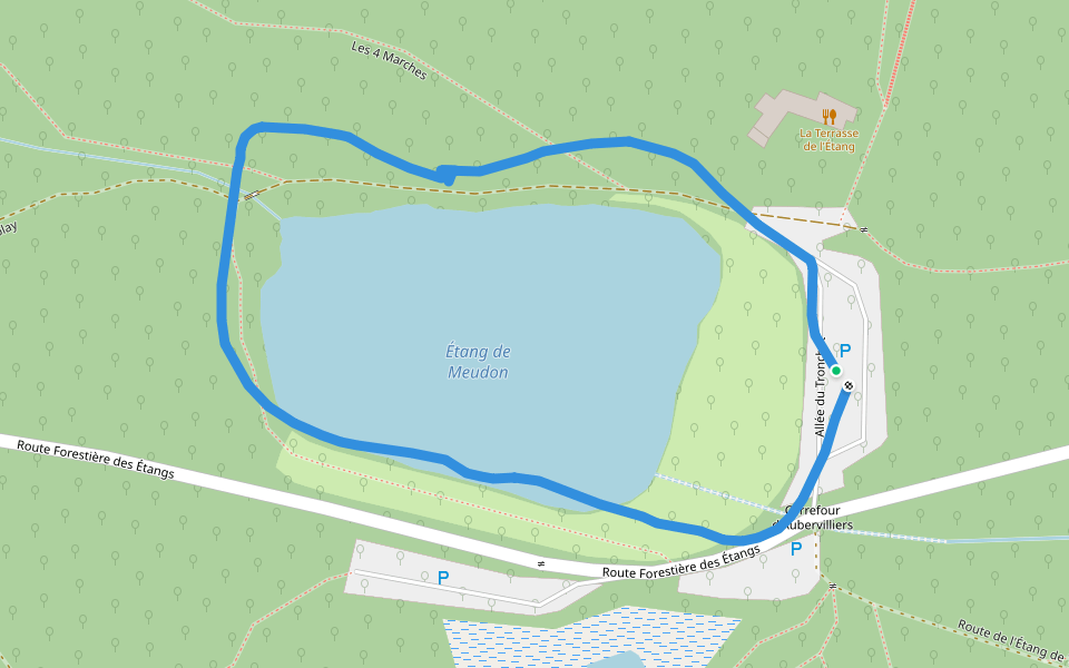 State forest of Meudon Walking And Running Trail - Hauts-de-Seine ...