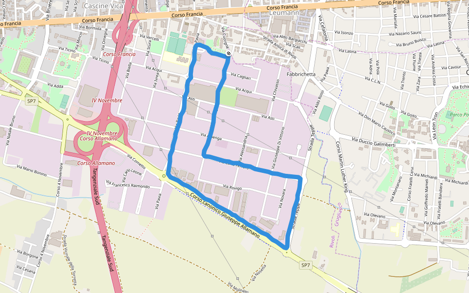 Massimo D'Antona garden Walking And Running Trail - Rivoli, Province of ...