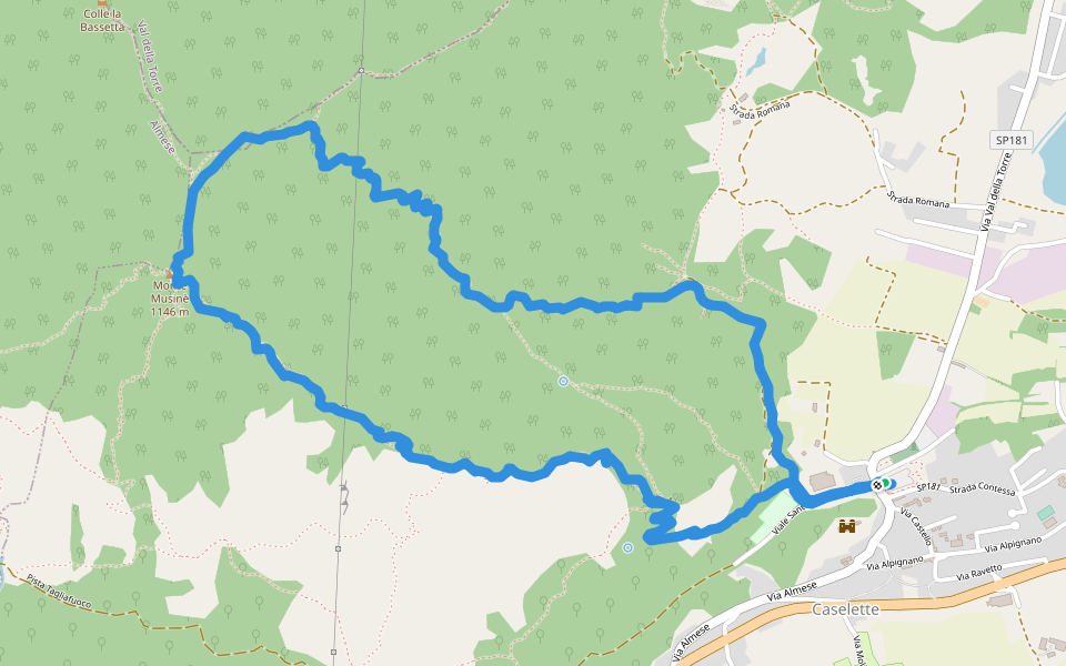 Monte Musinè in Piemonte | Walking Map