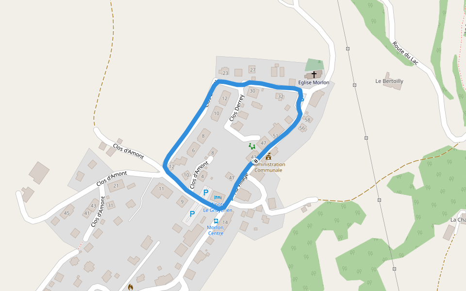 Minotel Le Gruyérien Walking And Running Trail - Morlon, Canton of ...