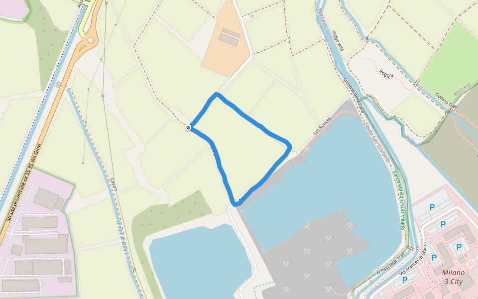 South Milan agricultural park | Walking Map