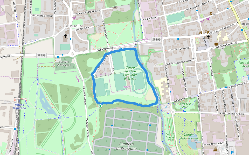 Municipal Sports Center of Bresso Walking And Running Trail - Milan ...