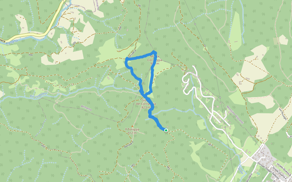 Monte Cornaggia Hiking Trail - Nebbiuno, Province of Novara, Italy | Pacer