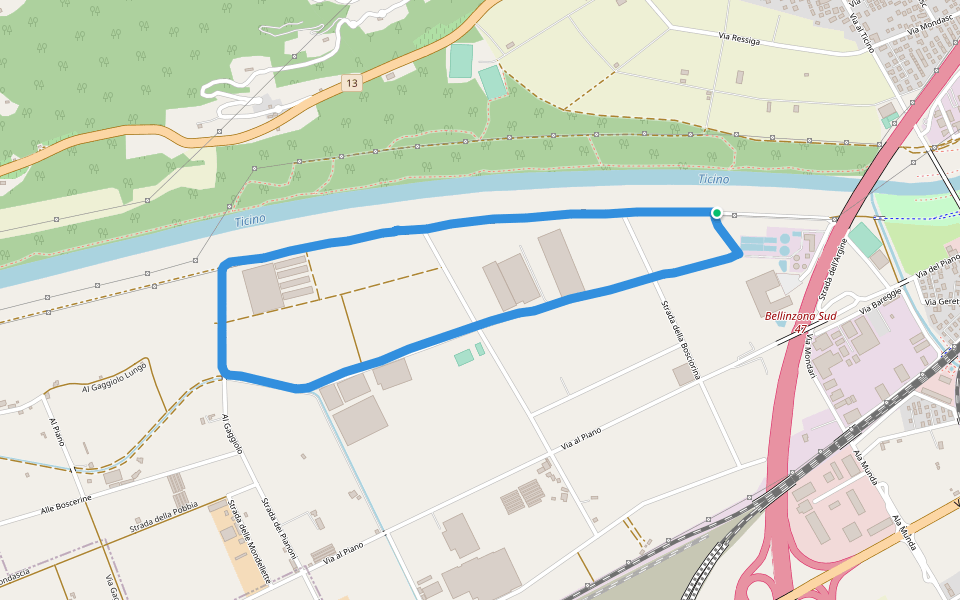 Old field Walking And Running Trail - Giubiasco, Ticino, Switzerland ...