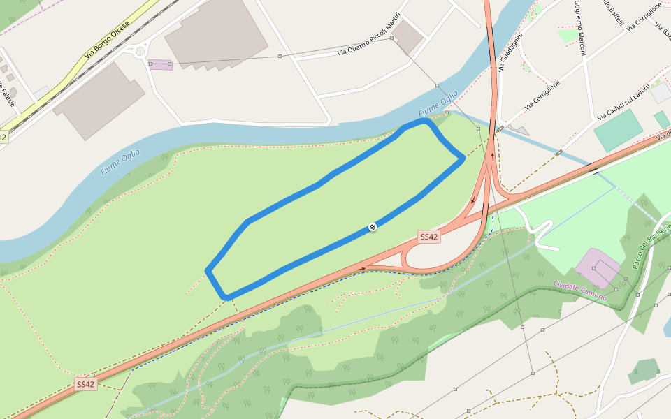 Oglio River | Walking Map