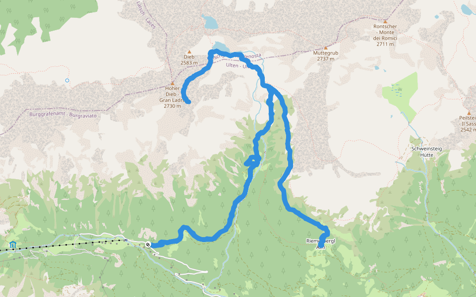 Kuhhüttl Hiking Trail - Ulten, South Tyrol, Italy | Pacer