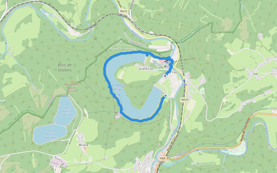 리틀 쿠 등산로 - Stavelot, 리에주 주, 벨기에 | Pacer