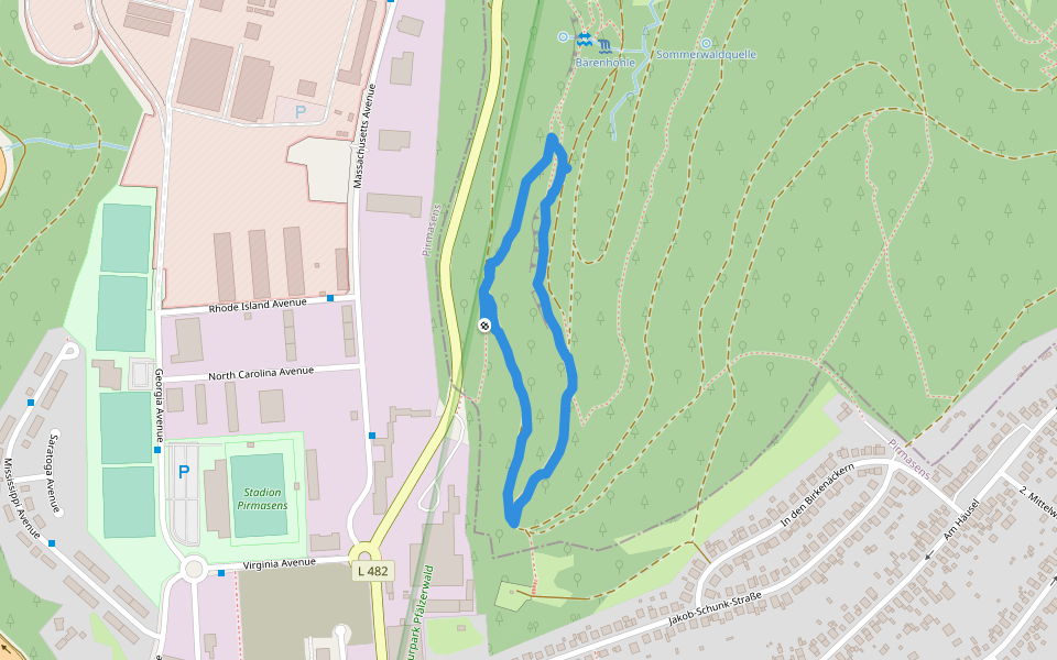 Langenbachfelsen Hiking Trail - Rodalben, Rhineland-Palatinate, Germany ...