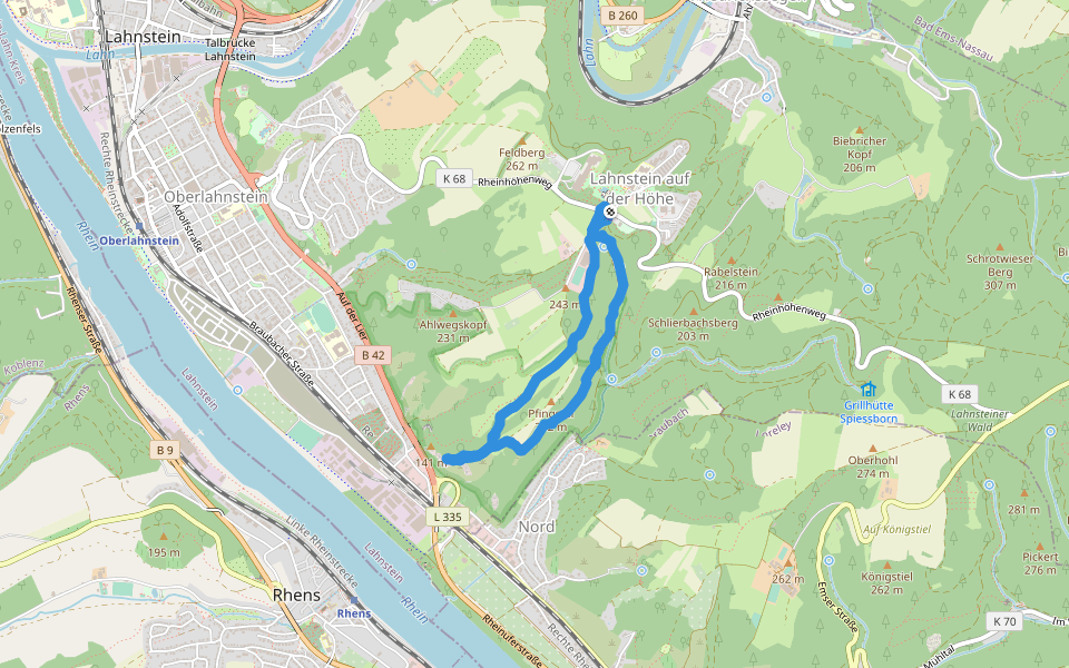 Nassau Nature Park - Wanderparkplatz D Am Aspich in Rheinland-Pfalz ...